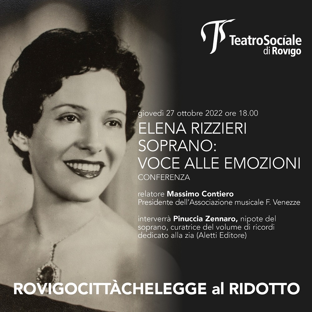 Elena Rizzieri soprano. Voce alle emozioni - RADIO ROVIGO